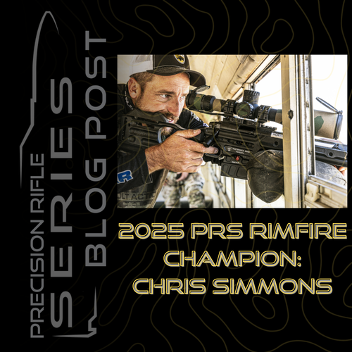 Precision Rifle Series - 2025 PRS Rimfire Champion: Chris Simmons